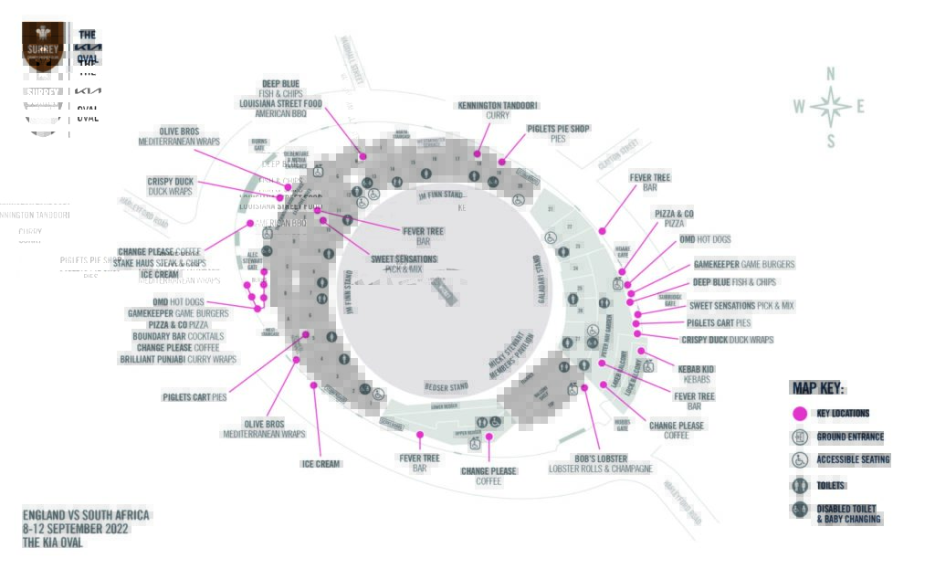England v South Africa: Match-day information - Kia Oval