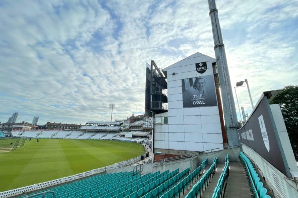 The Kia Oval transforms into The Micky Stewart Oval - Kia Oval