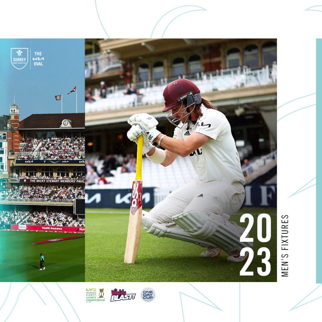 Surrey CCC – 2023 fixtures released - Kia Oval