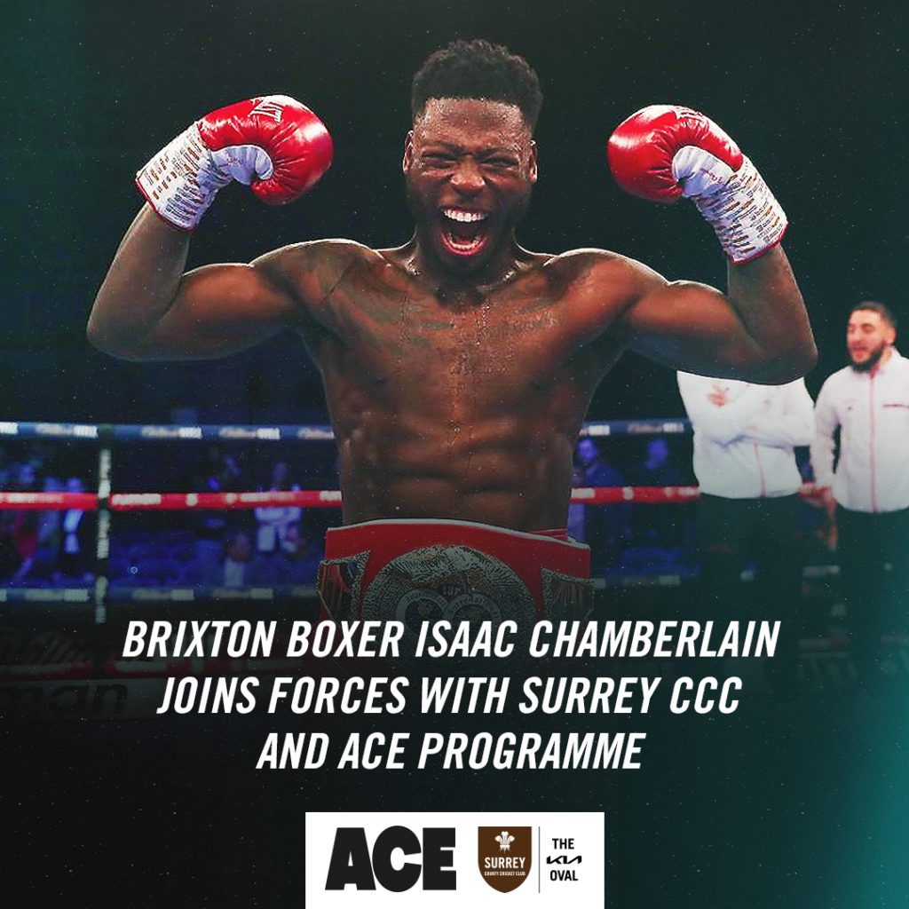 Brixton Boxer Isaac Chamberlain Joins Forces With Surrey and ACE - Kia Oval