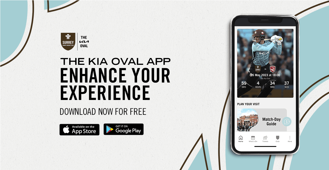 The Kia Oval launch new official Mobile App - Kia Oval