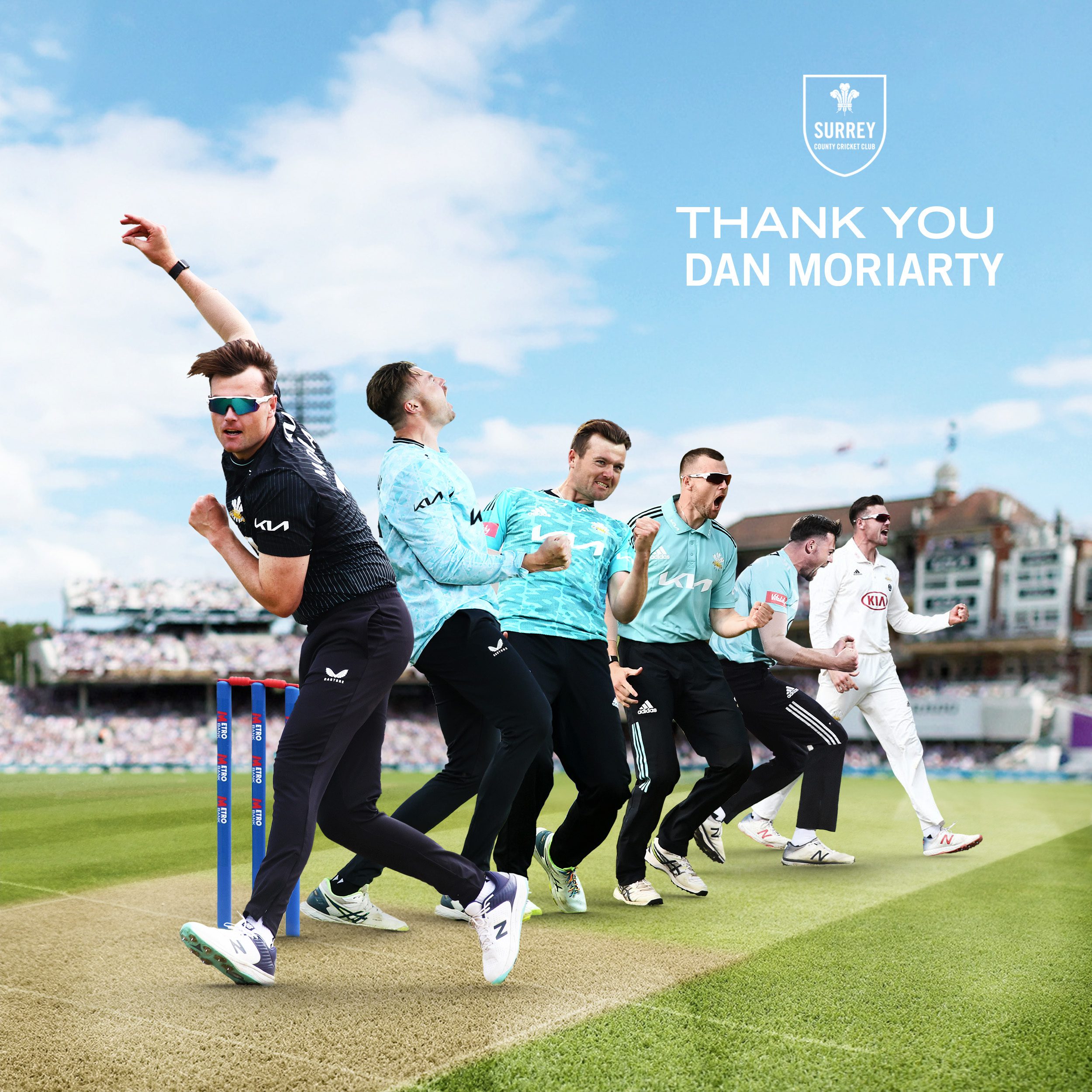 Dan Moriarty to leave Surrey - Kia Oval