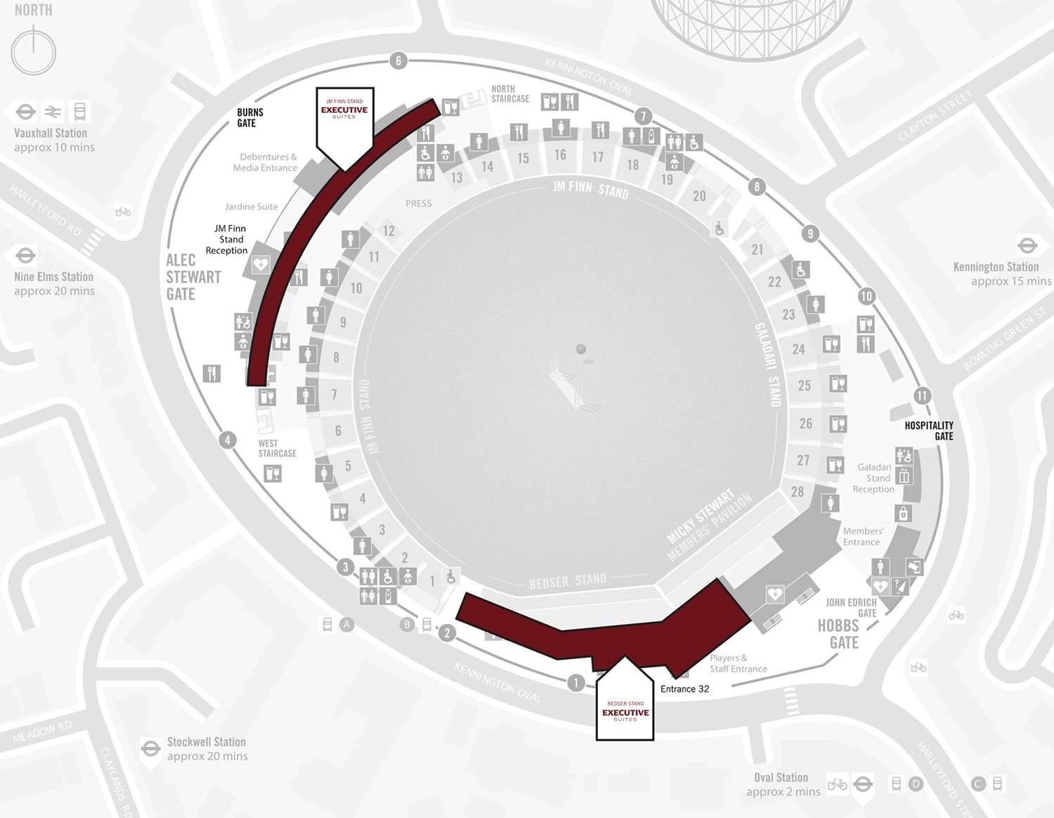 Executive Suites - Domestic - Kia Oval