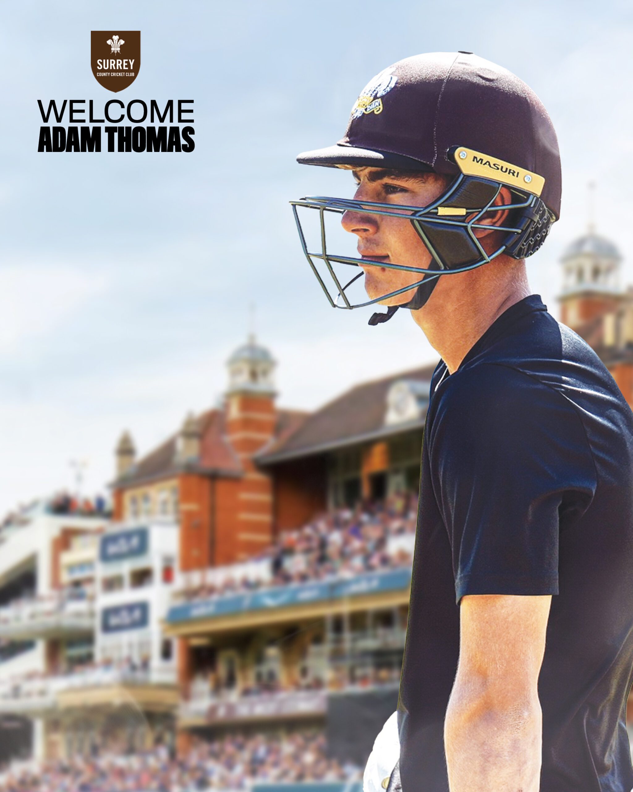 Adam Thomas signs professional contract with Surrey - Kia Oval