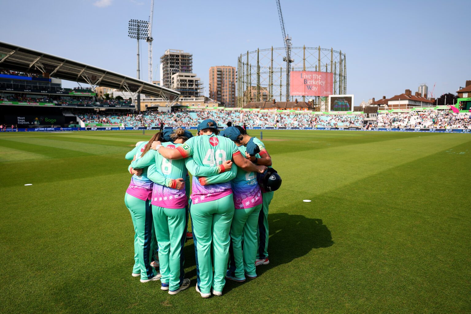 Surrey players at the Hundred - Kia Oval