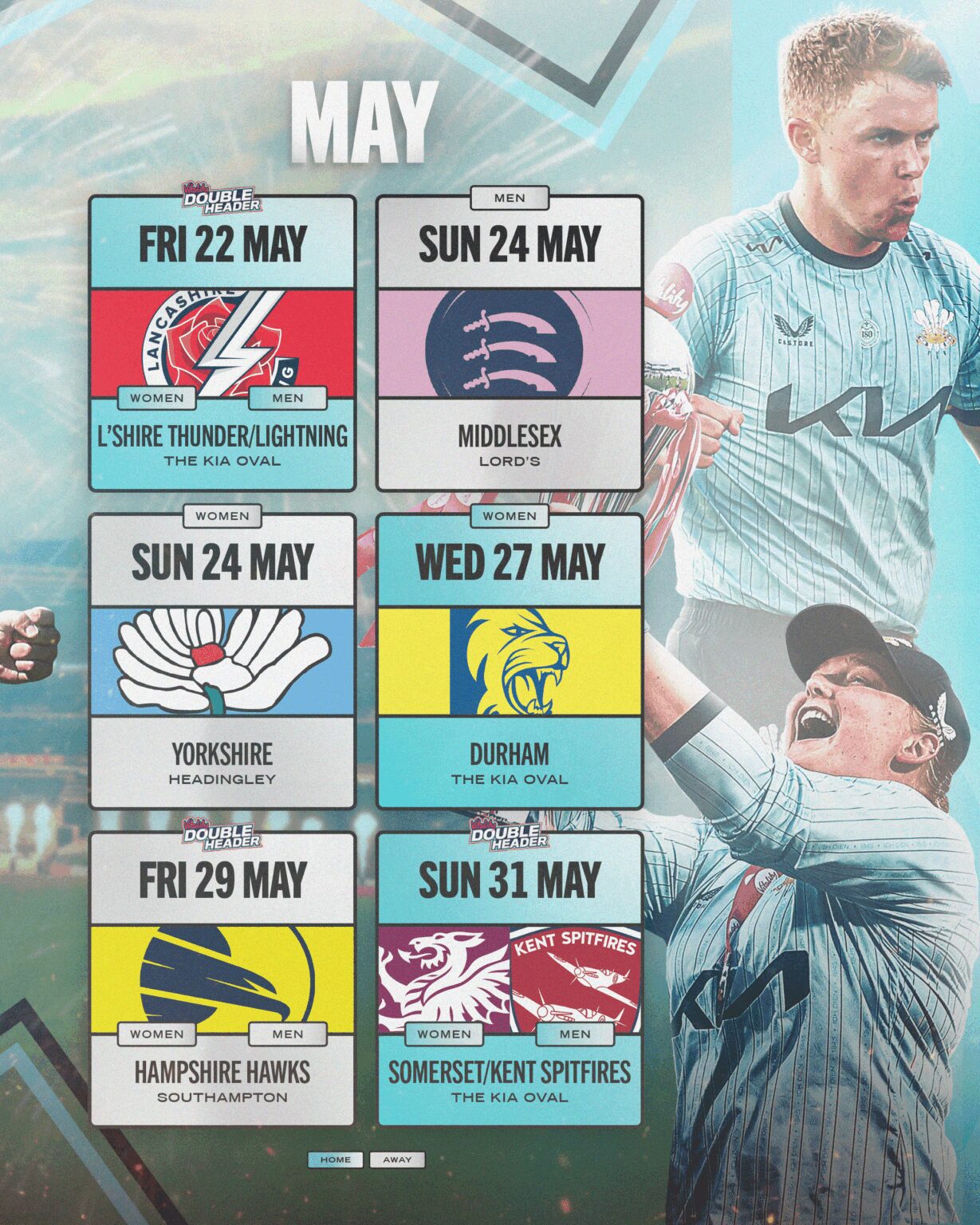 2026 Vitality Blast fixtures announced! - Kia Oval