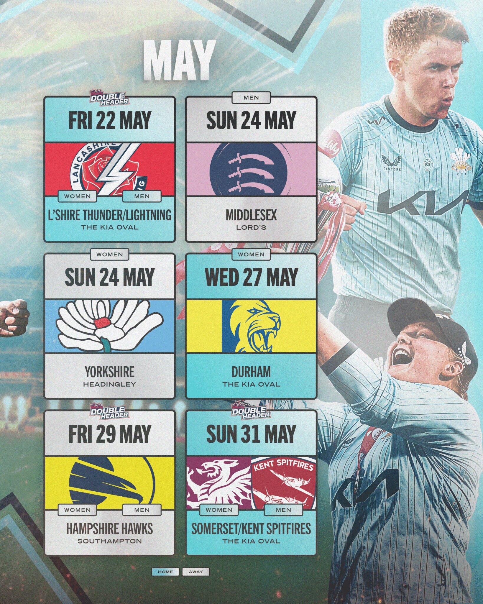2026 Vitality Blast fixtures announced! - Kia Oval