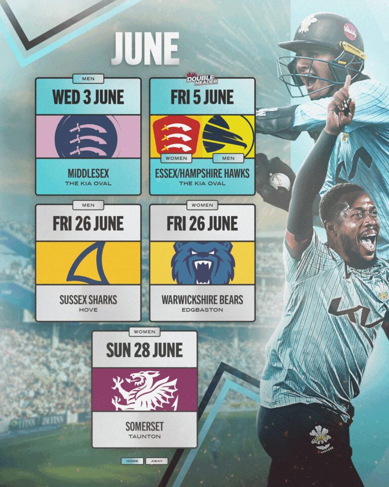 2026 Vitality Blast fixtures announced! - Kia Oval